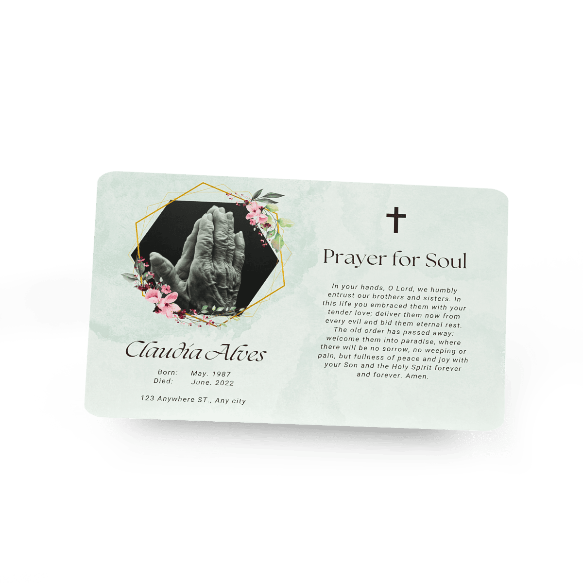Memorial Folder Quotes Quotes In Remembrance | Funeral And Memorial